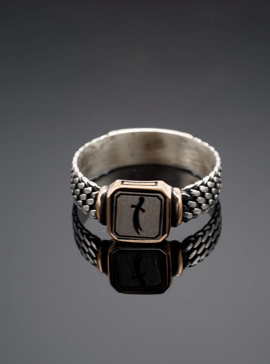 Handmade Minimalist Zulfikar Silver Men's Ring, Imam Ali Zulfikar, Gift ...