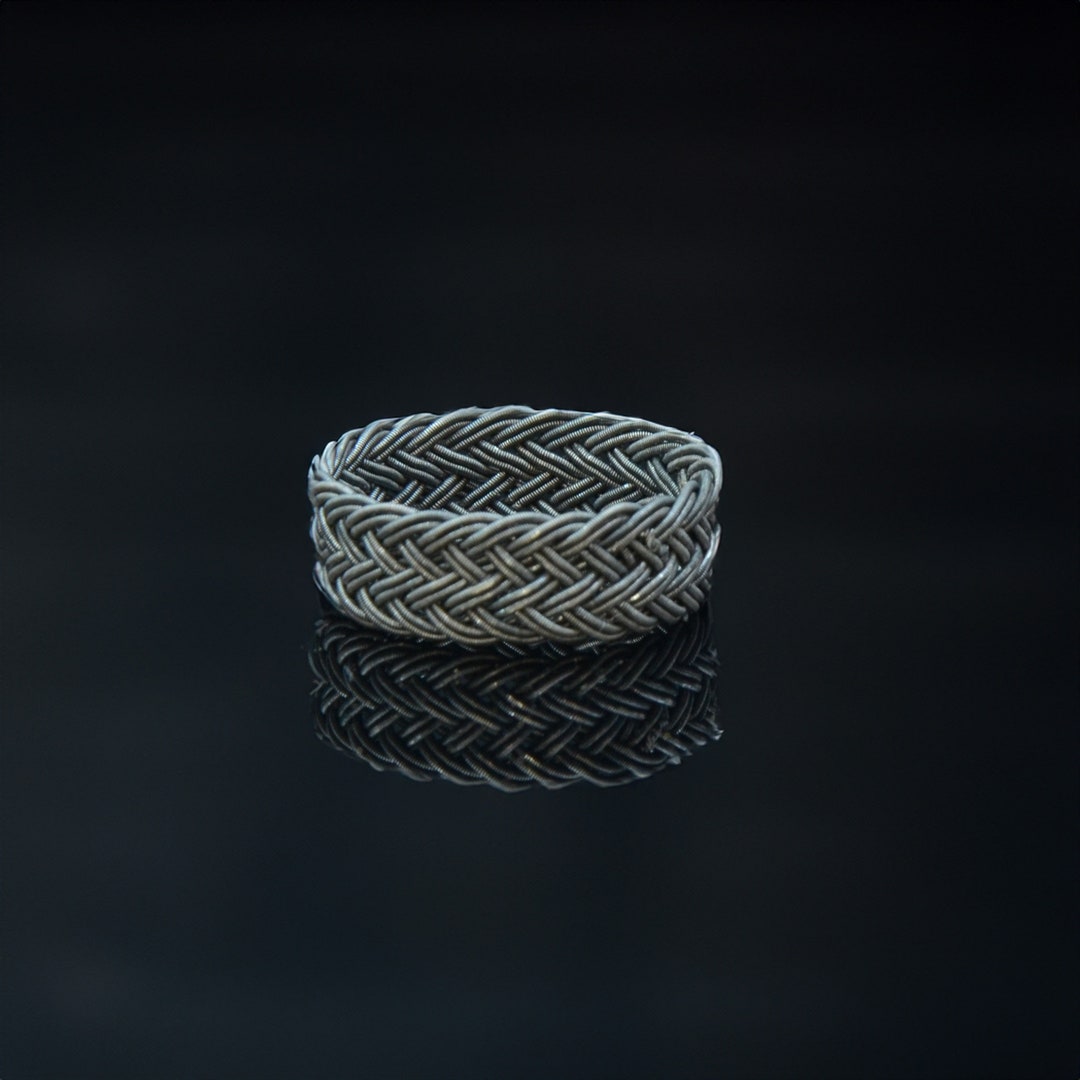 Luxury Oxidized Silver Handmade Unisex Ring, Minimalist Unisex Ring ...