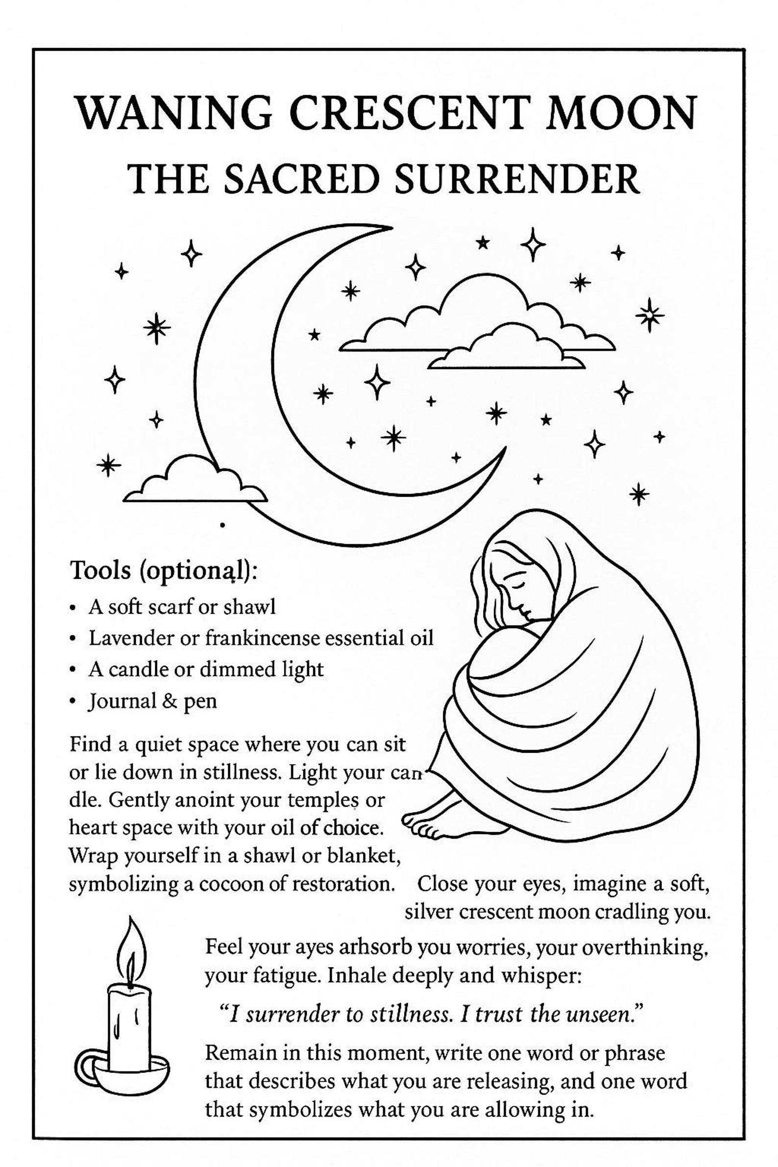 A Celestial Spiritual Coloring Book PDF | Chakra, Ritual & Self-care ...