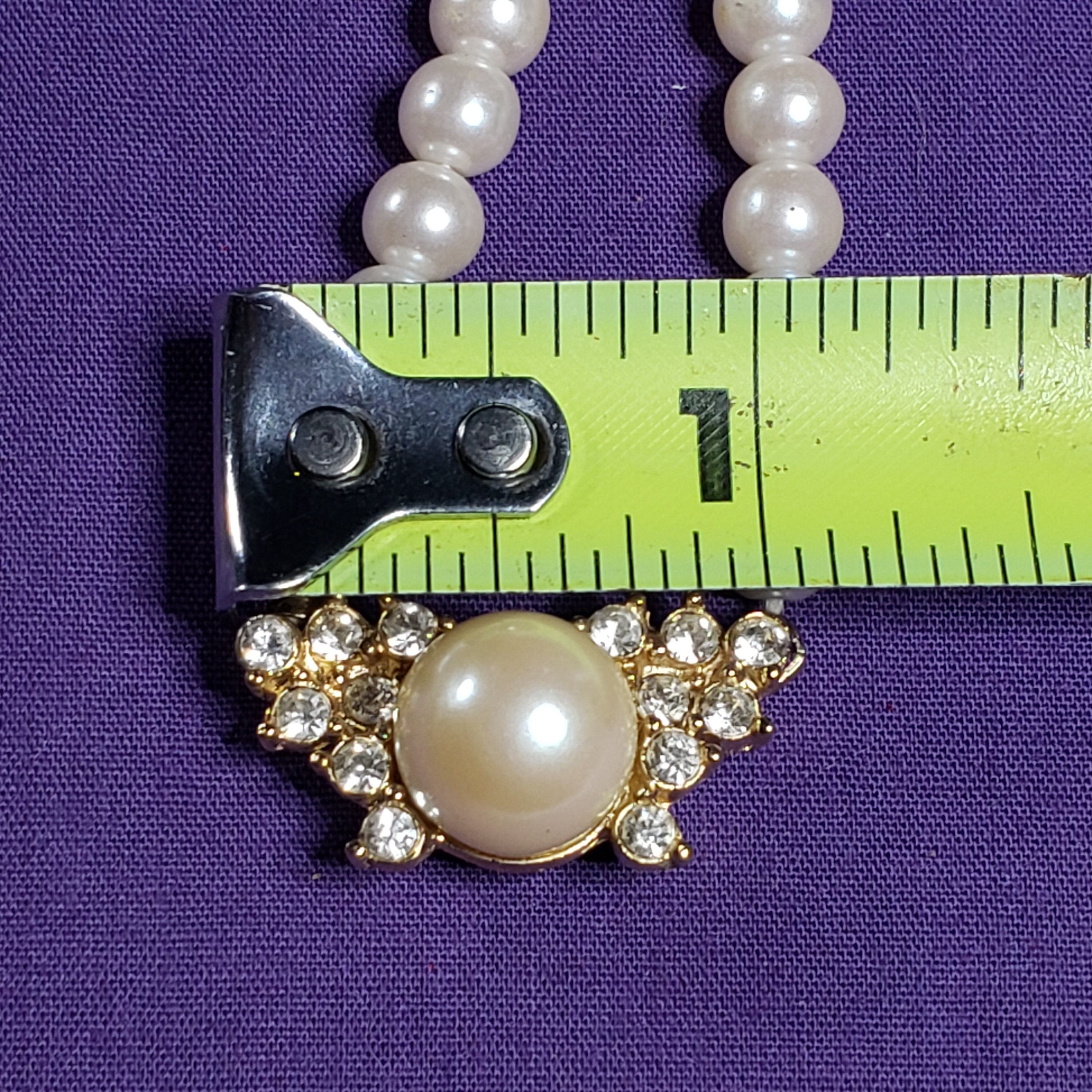 Vintage Richelieu Signed Faux Pearl Necklace With Large Pearl - Etsy