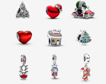 New Pandora Christmas Charms Collection S925 ALE - Etsy UK