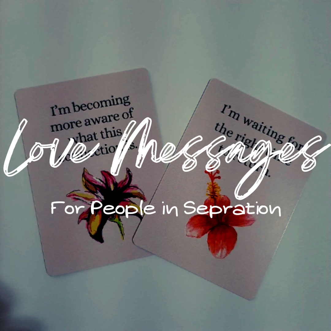 SOULMATES Secret Love Messages*love Messages*card PULL - Etsy