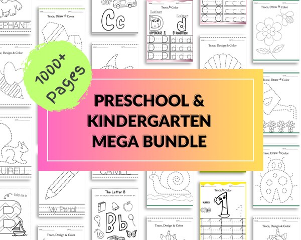 71 Pages Basic Mathematics Worksheets Workbook for Toddler - Etsy Canada