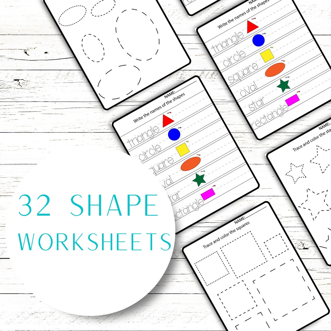 Preschool Curriculum 400 Printable Preschool Worksheets - Etsy