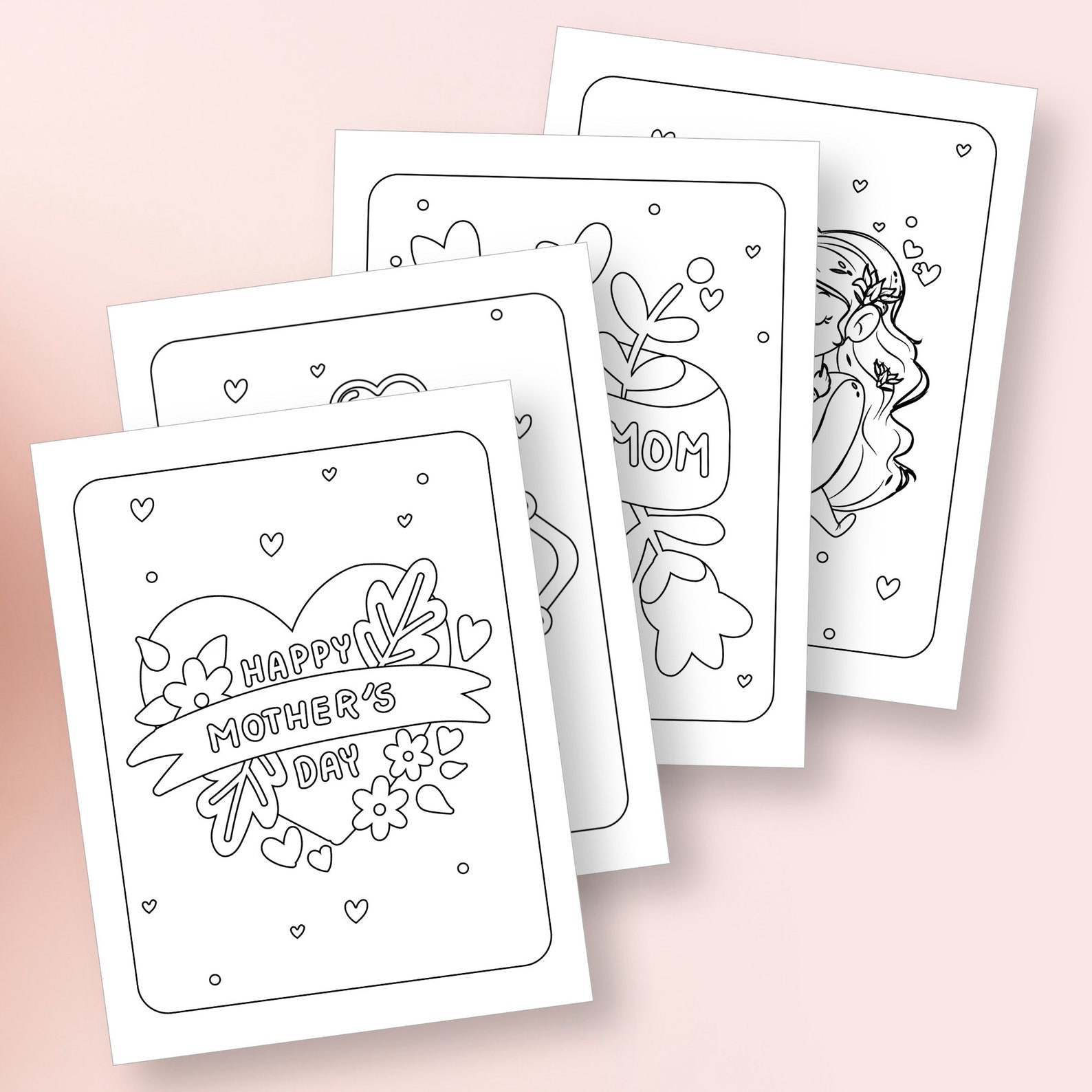 Preschool Mother's Day Activities Bundle Coloring Pages - Etsy