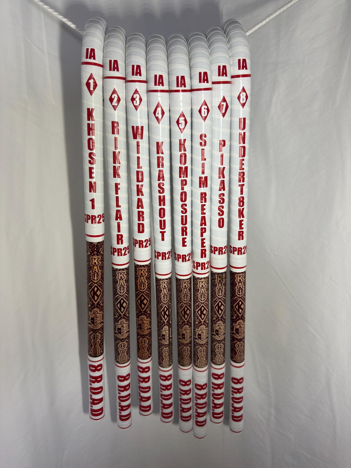 Custom Laser Engraved Velvet Kappa Alpha Psi Cane, Sigma Gamma Rho Nupe ...