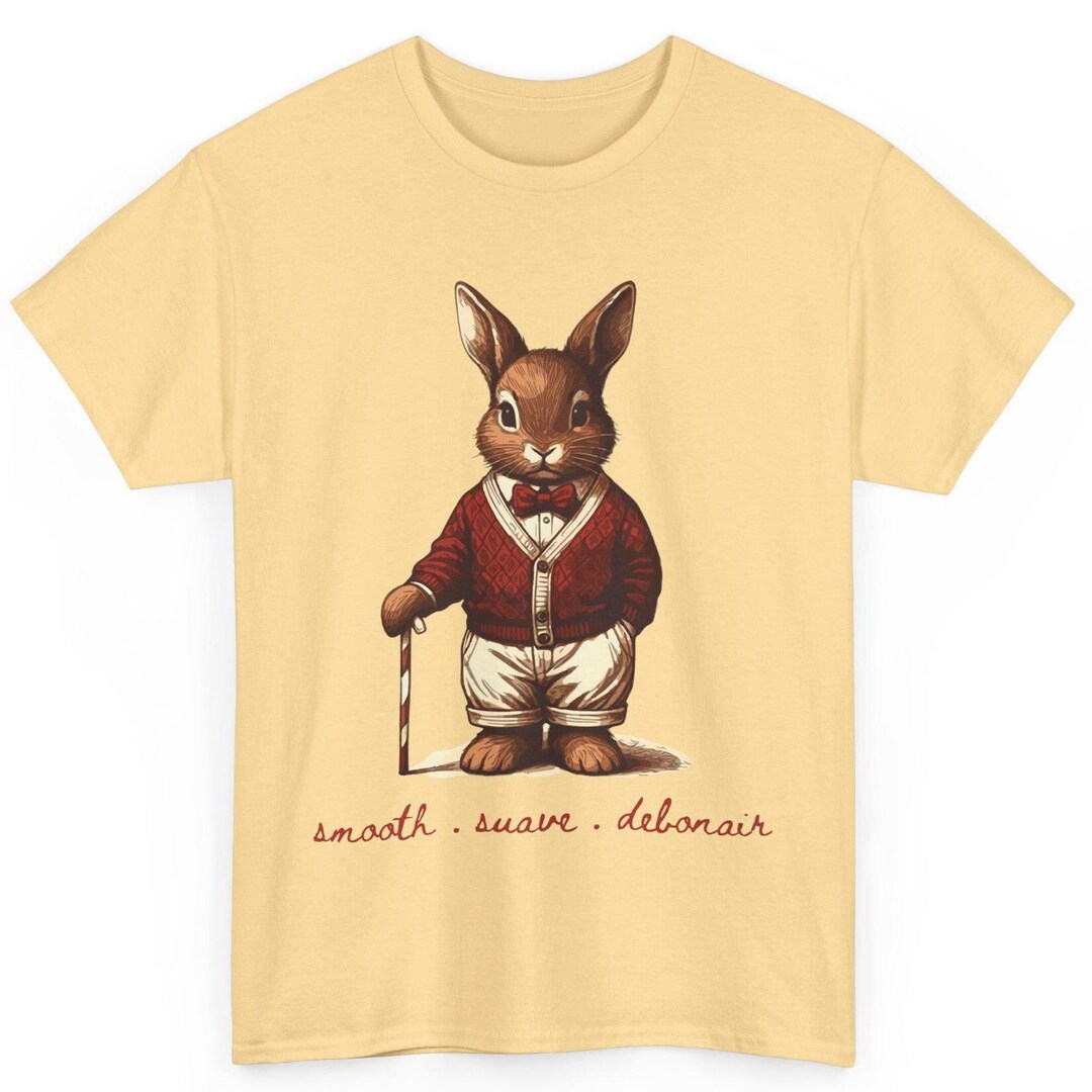 Smooth Suave Debonair T-shirt, Fraternity Gift, Bunny Shirt, Apparel ...