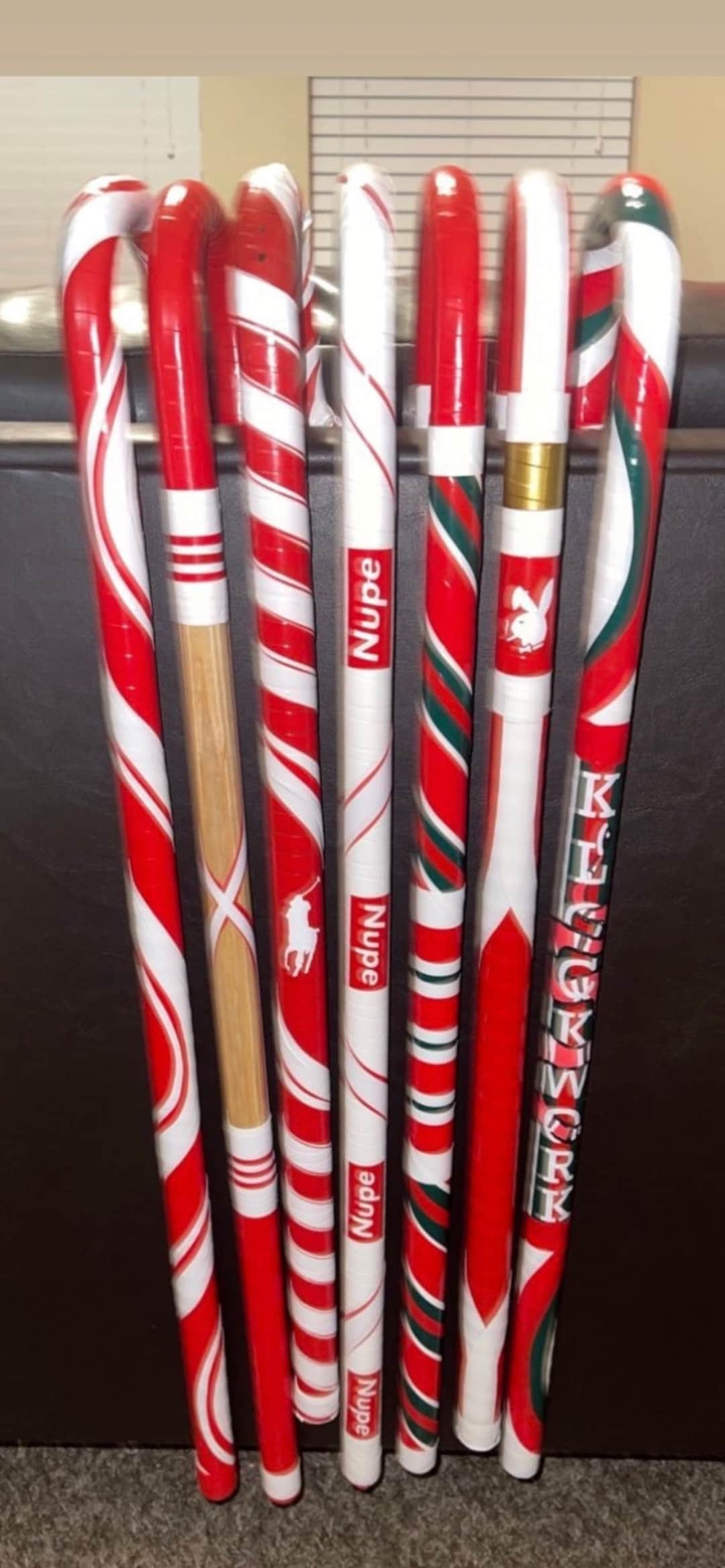 Custom Canes for Kappa Alpha Psi and Sigma Gamma Rho-vinyl Wrapped and ...