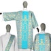 Marian Dalmatic With Deacon Stole Decorated of Woven Liturgical Pattern ...