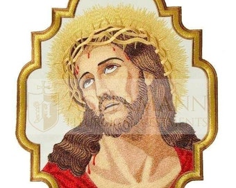 Embroidered Applique "heart of Jesus",liturgical Church Emblem ...