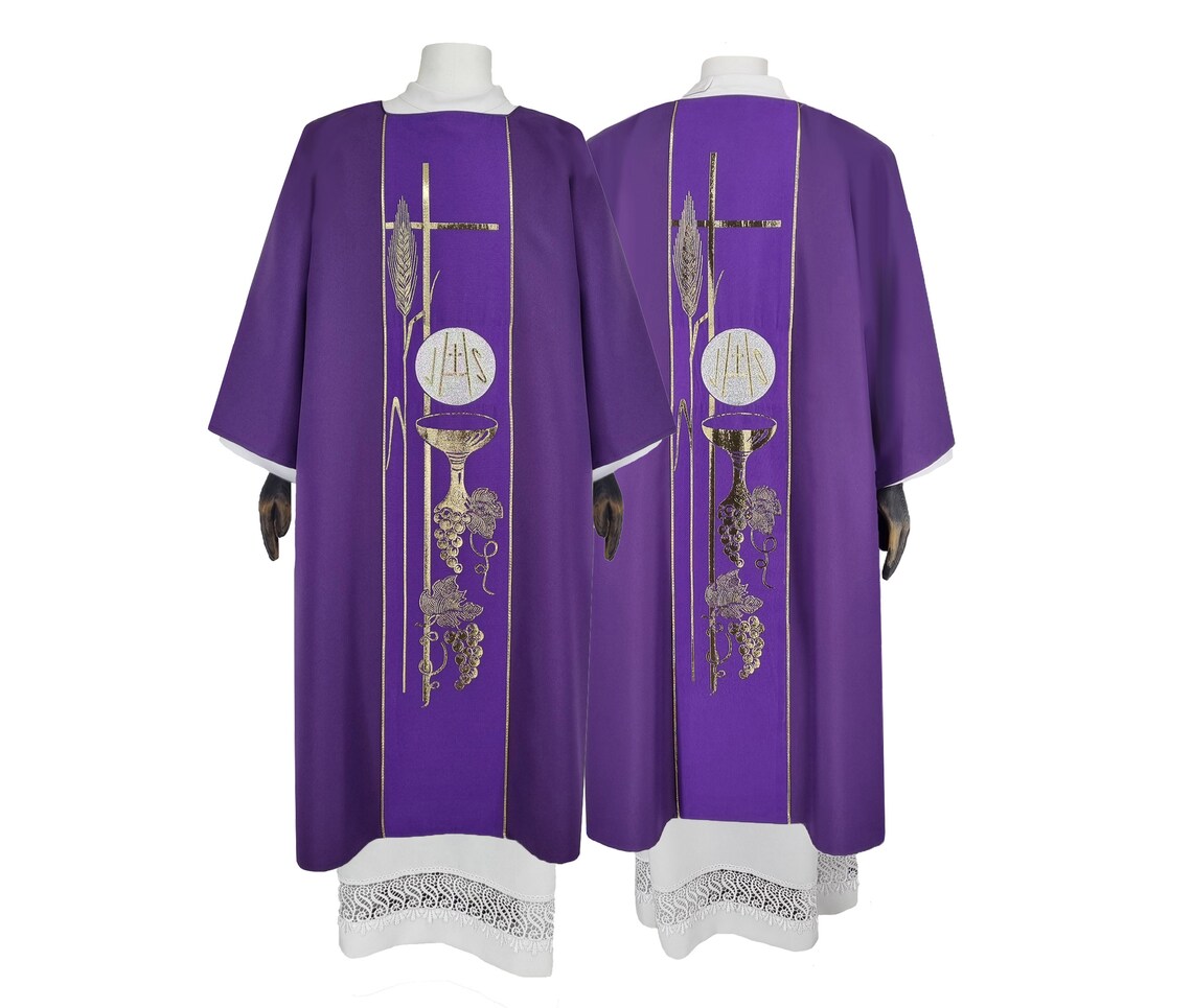 Gothic Dalmatic With Deacon Stole Decorated of Woven - Etsy