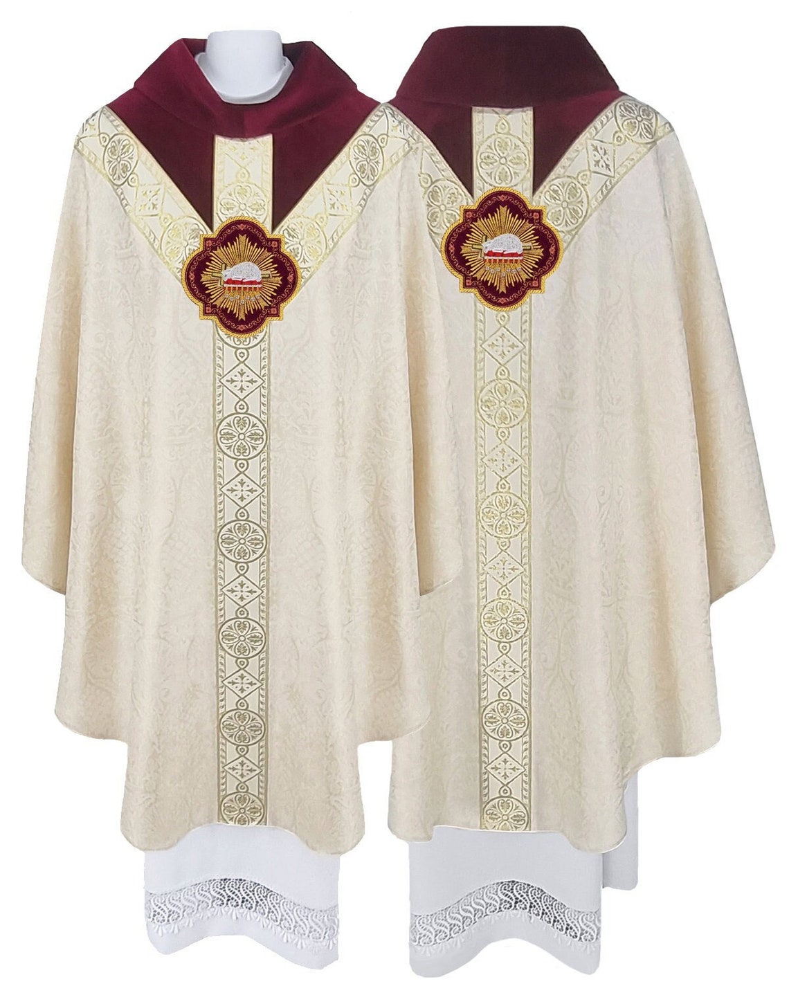 Semi-gothic Chasuble Lamb of God for Easter Season - Etsy