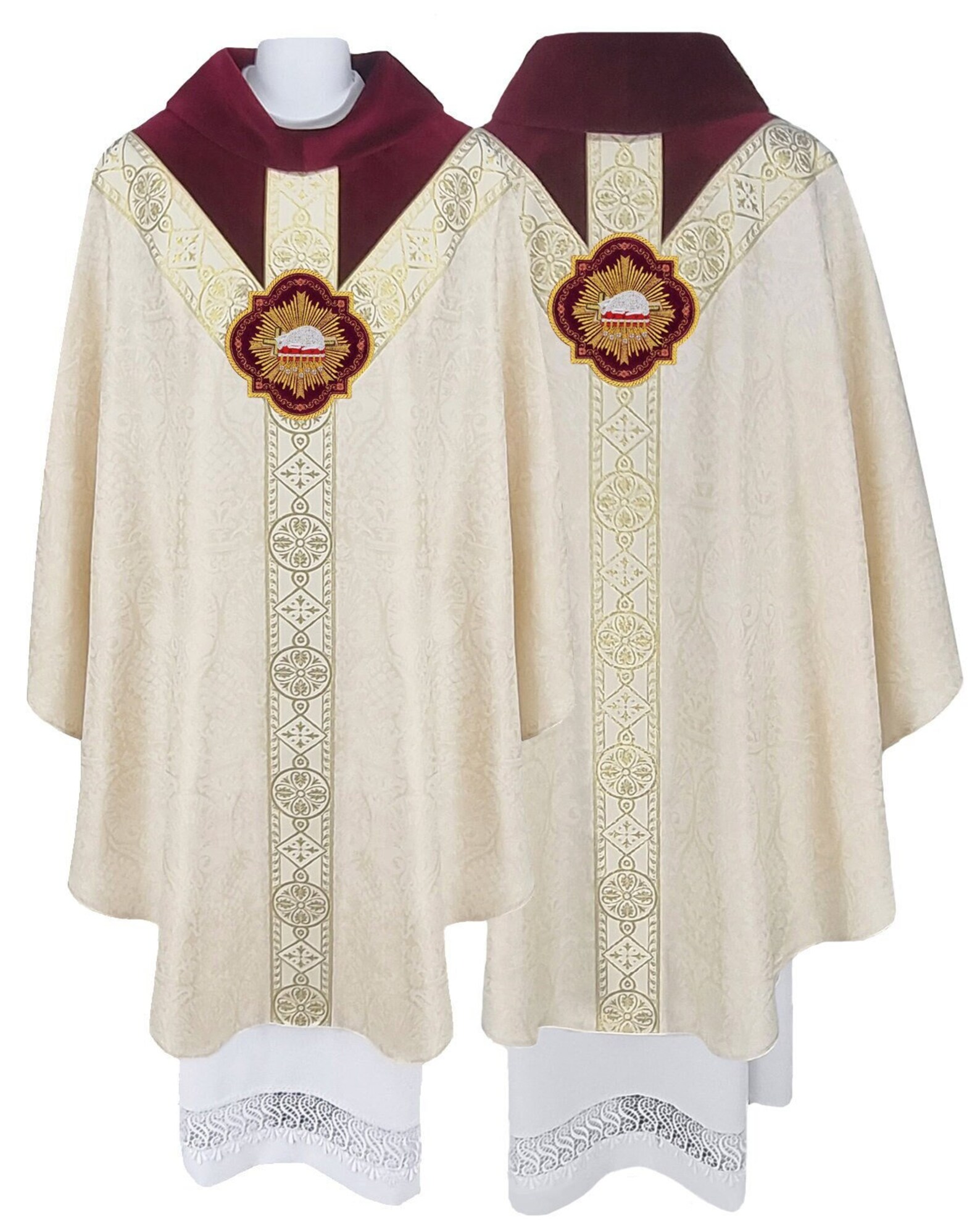 Semi-gothic Chasuble Lamb of God for Easter Season - Etsy