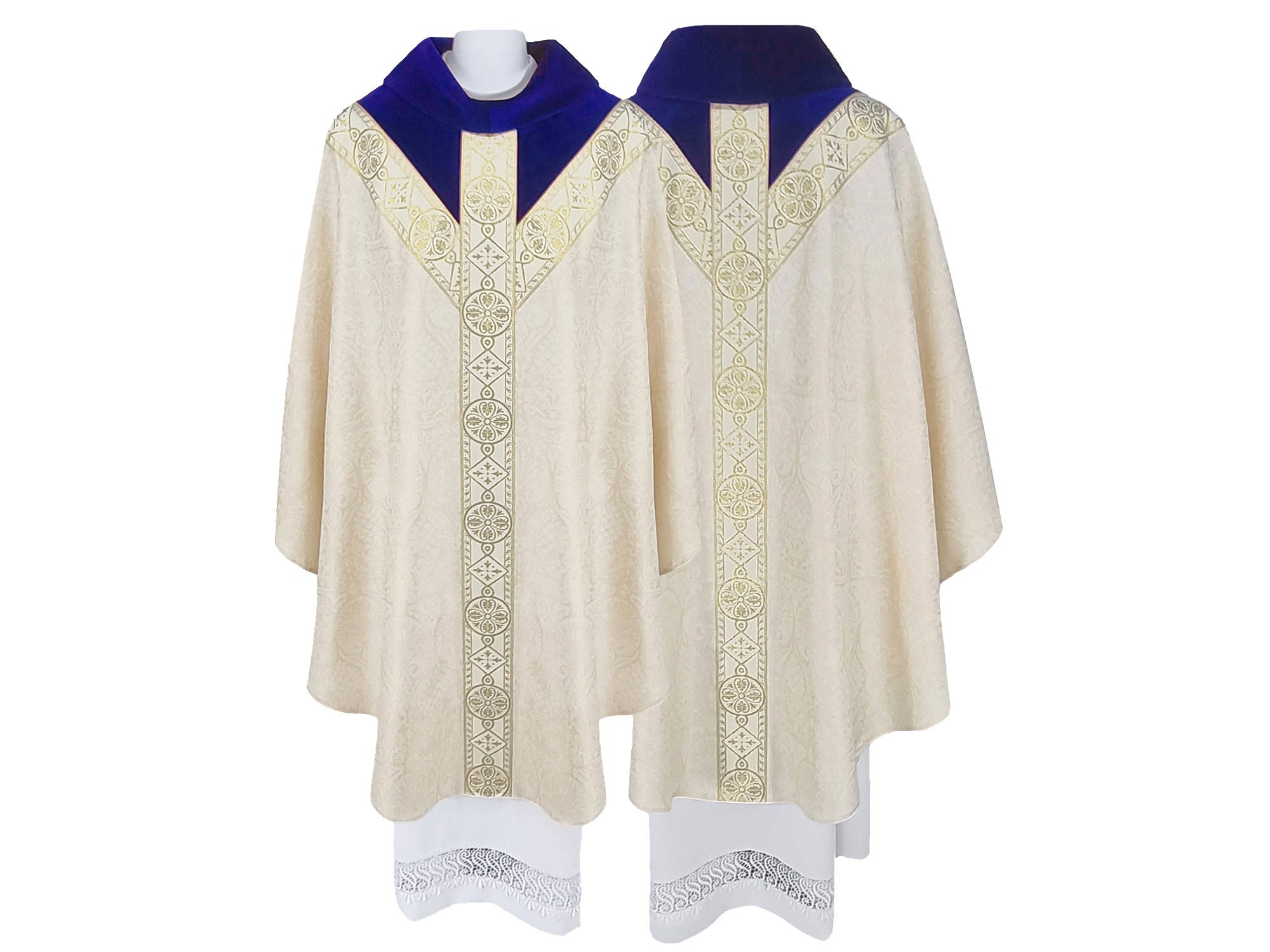 Marian Semi-gothic Chasuble With Stole - Etsy