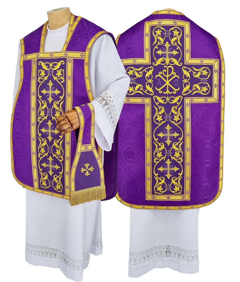 Roman Chasuble Alpha Omega CHI RHO Symbole - Etsy