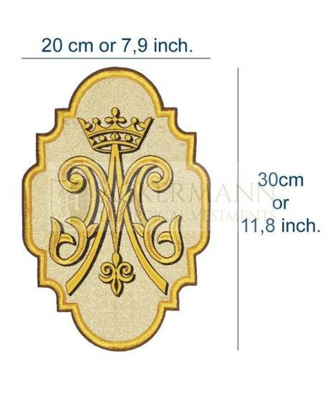 Marian Embroidered Applique - Etsy