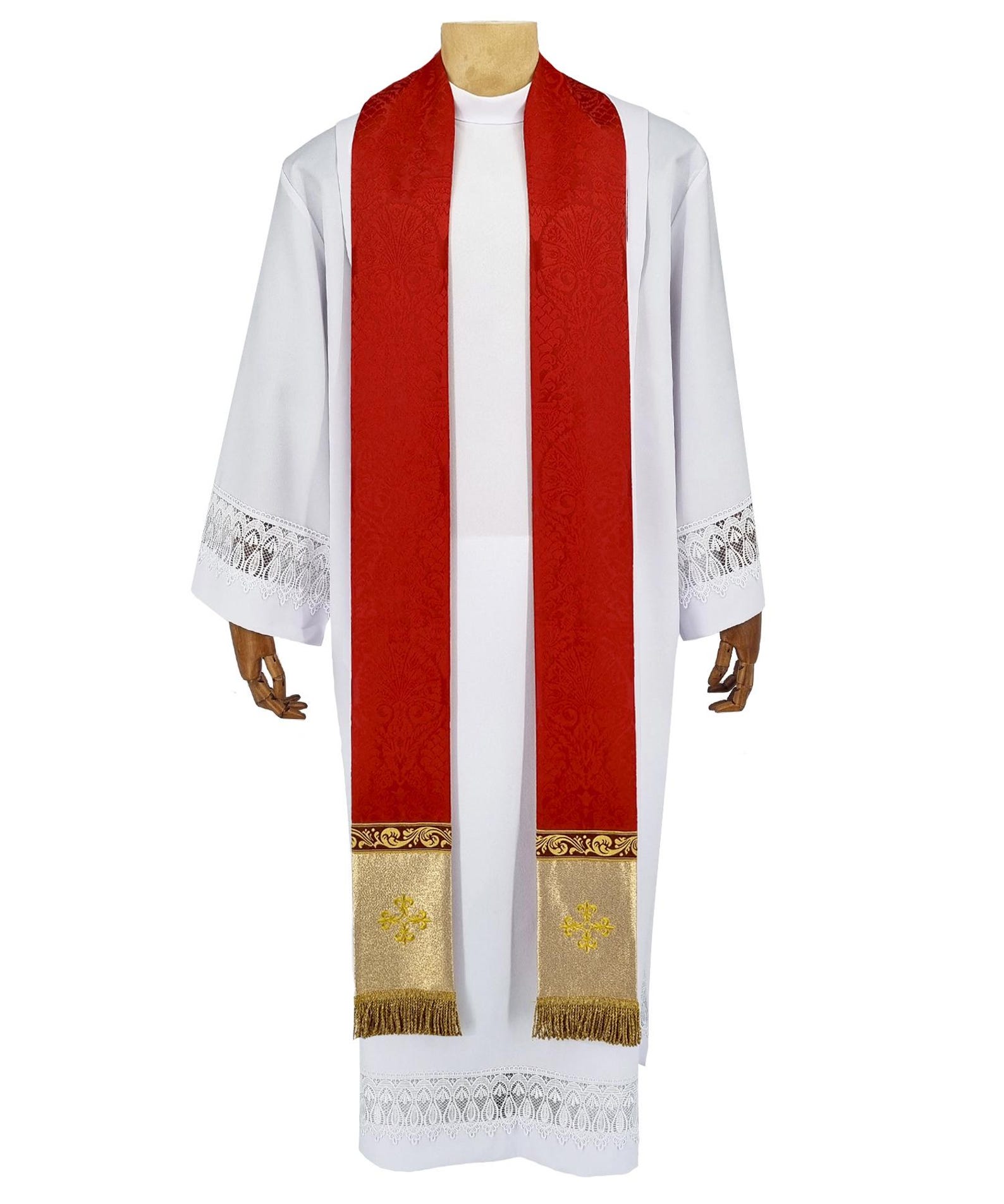 Gothic Stole Available in All Lkiturgical Colors Made of Beautiful ...