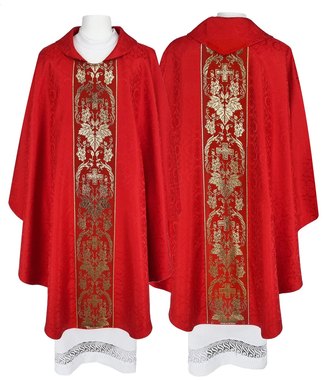Gothic Chasuble Vestment With Stole Available in All Liturgical Colors ...