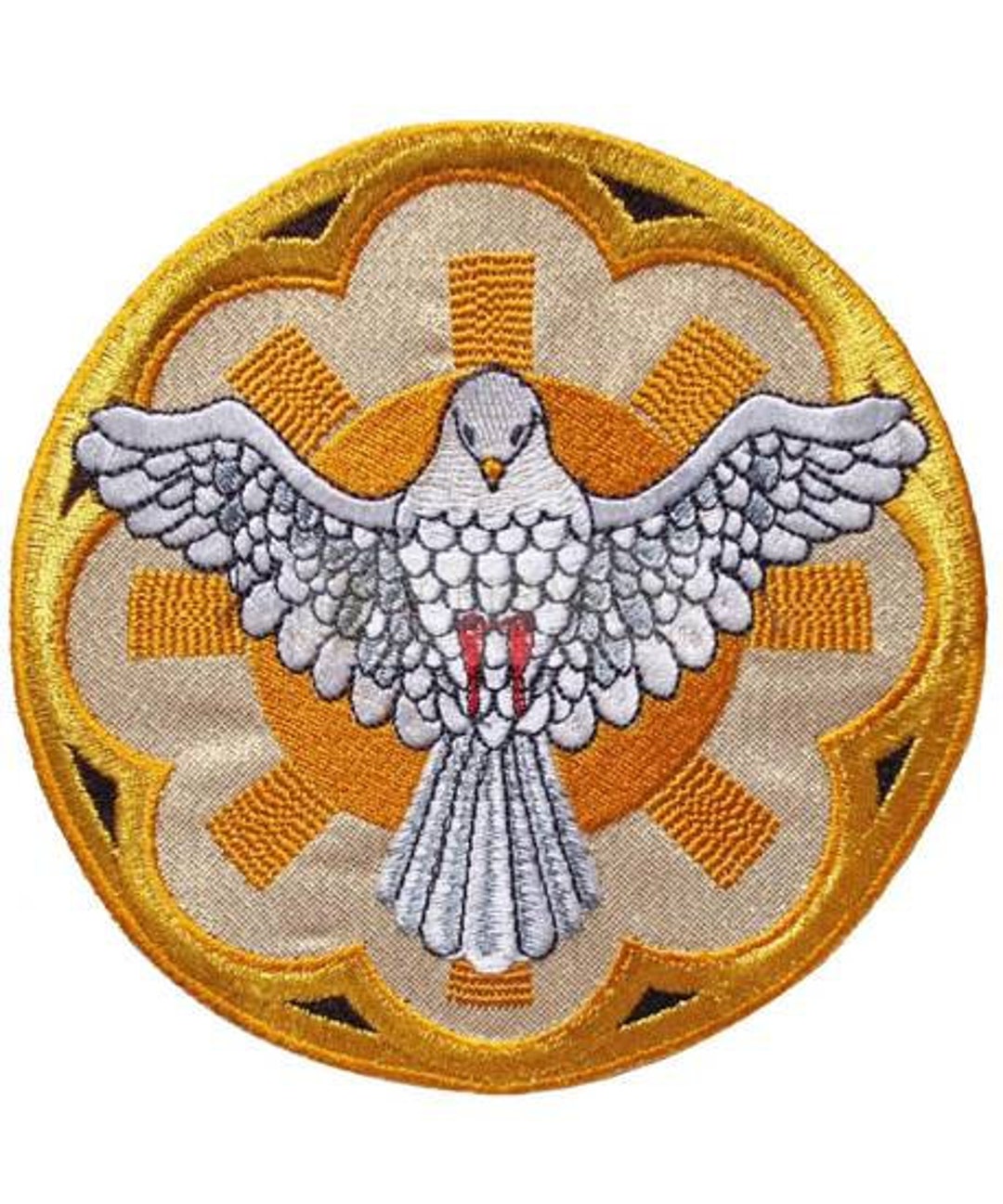 Emblem Embroidered Liturgical Applique "holy Spirit" - Etsy