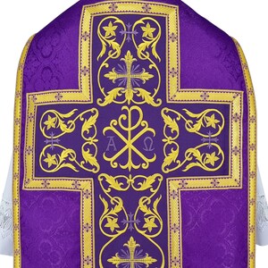 Roman Chasuble Alpha Omega CHI RHO Symbole - Etsy