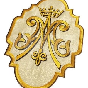 Marian Embroidered Applique - Etsy