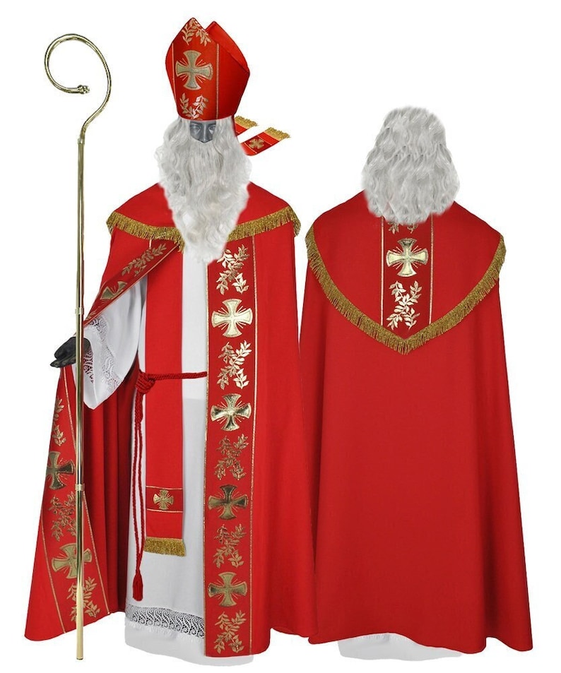 Saint Nicholas Costume,set for Christmas - Etsy