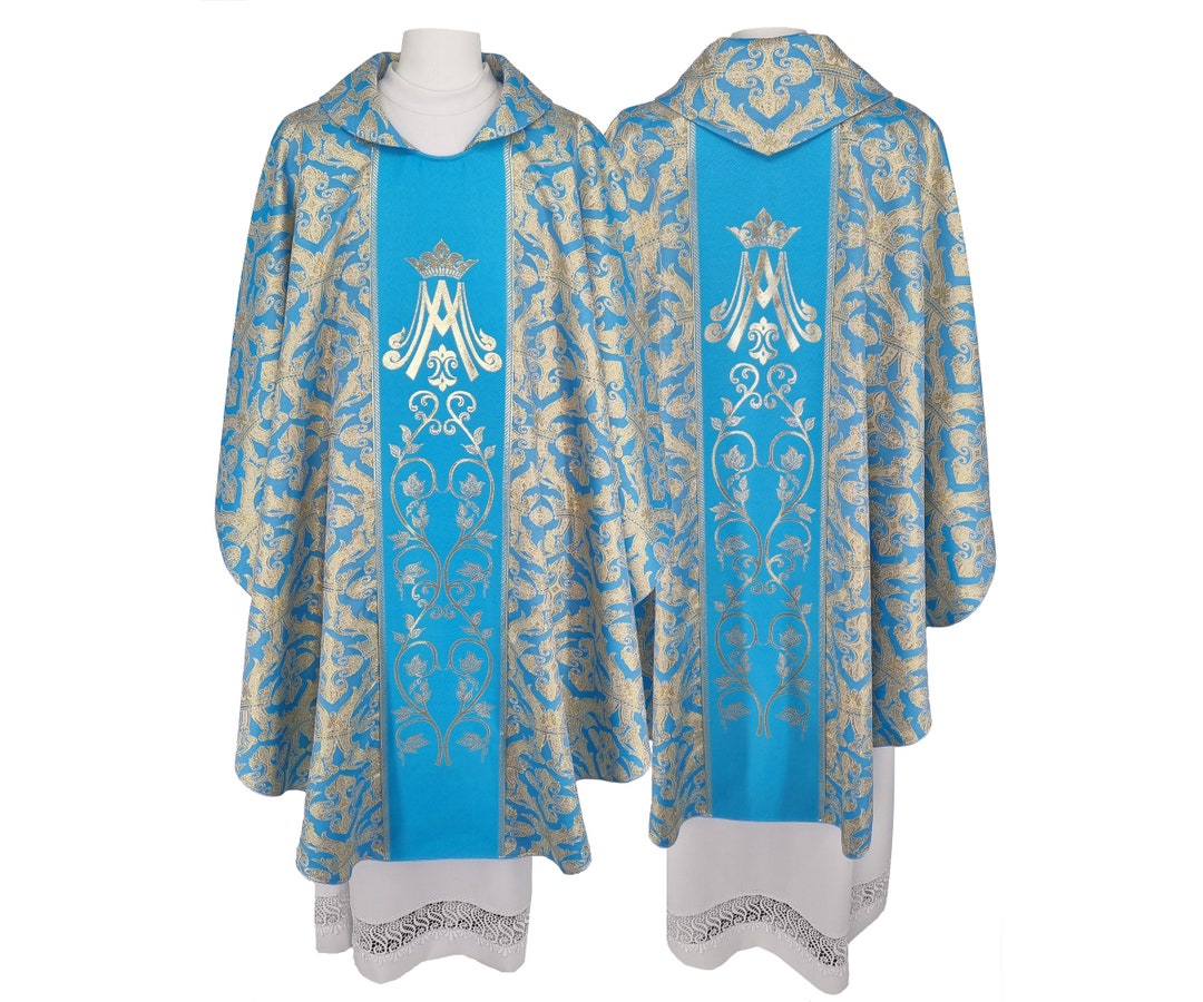 Marian Gothic Chasuble With Stole - Etsy