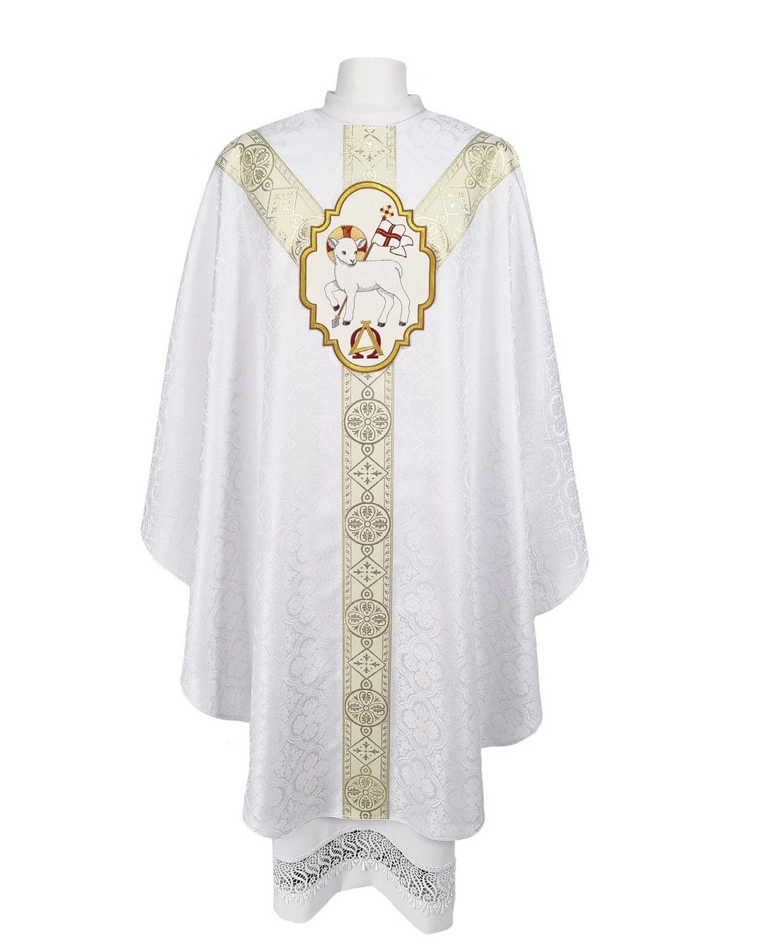 Gothic Chasuble With Stole for Easter Season - Etsy