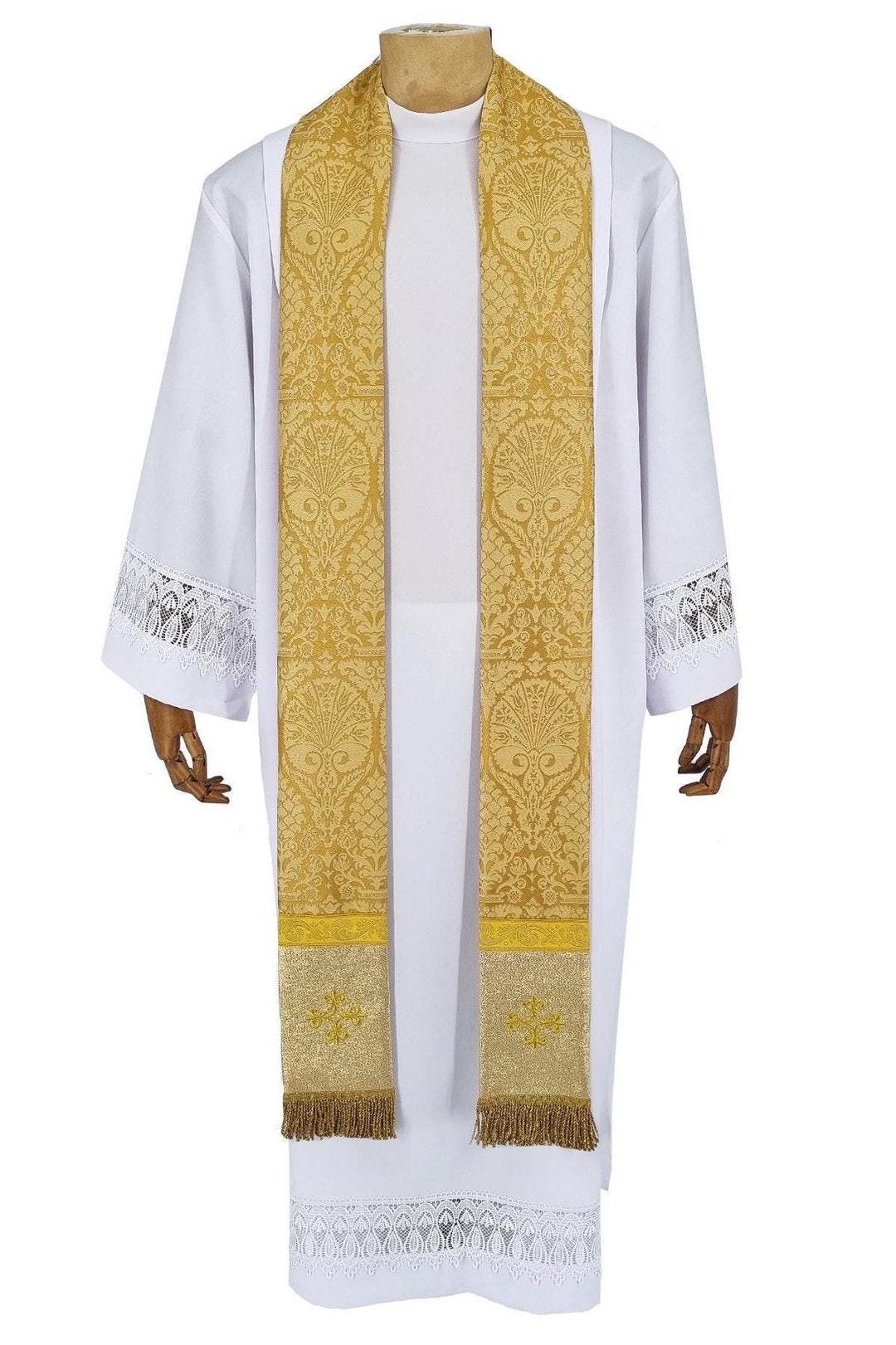 Gothic Stole Available in All Lkiturgical Colors Made of Beautiful ...