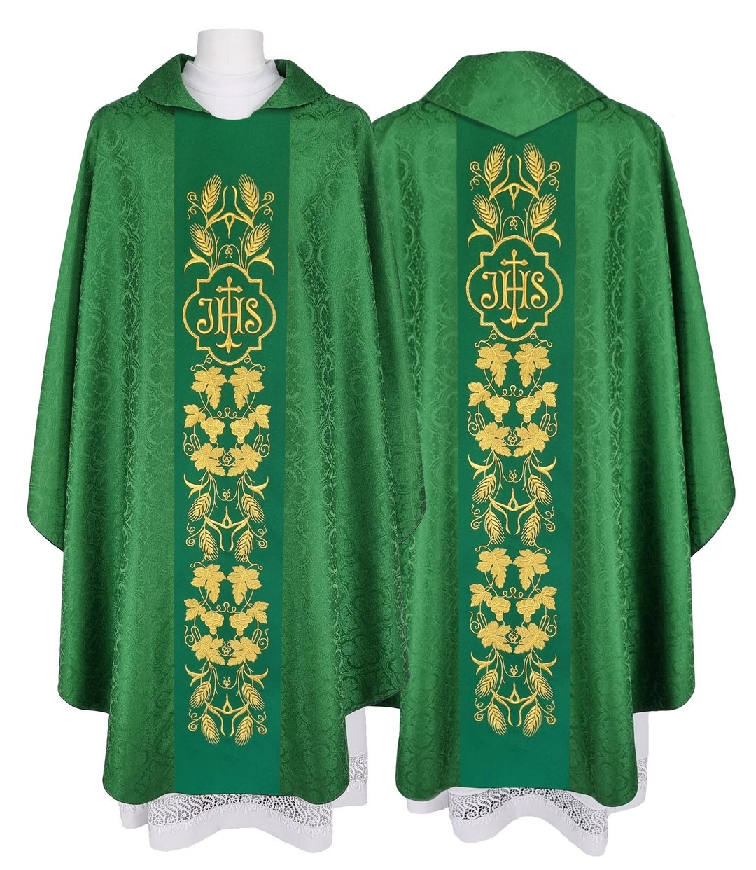 Gothic Chasuble Vestment With Stole Available in All Liturgical Colors ...