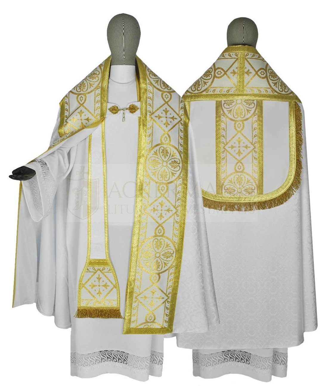 Roman Cope With Stole Made of Damask Fabric - Etsy