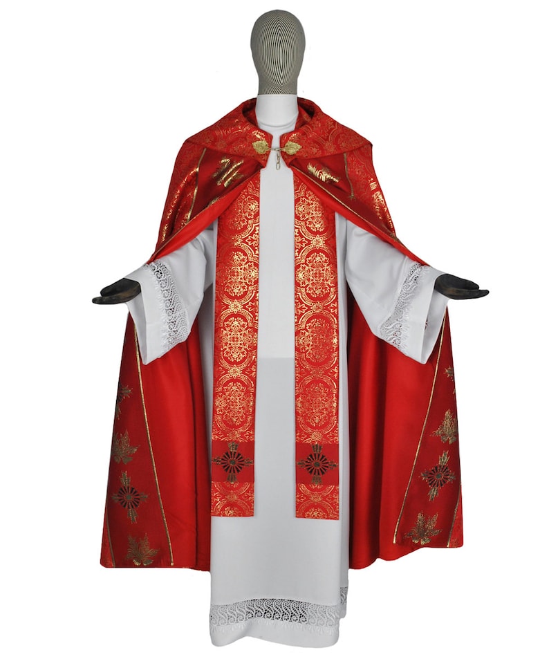 Red Gothic Cope - Etsy