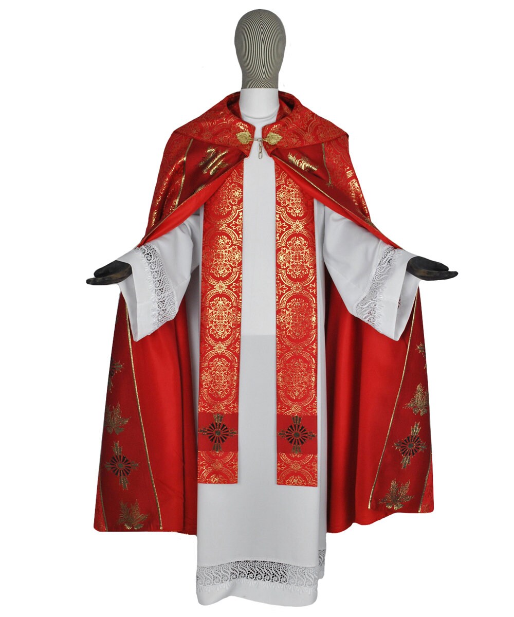 Red Gothic Cope - Etsy