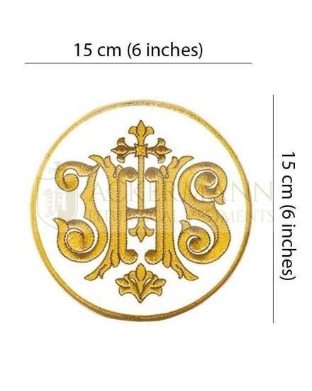Emblem Embroidered Liturgical Applique IHS - Etsy