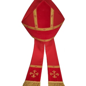 Red Bishop's Mitre - Etsy