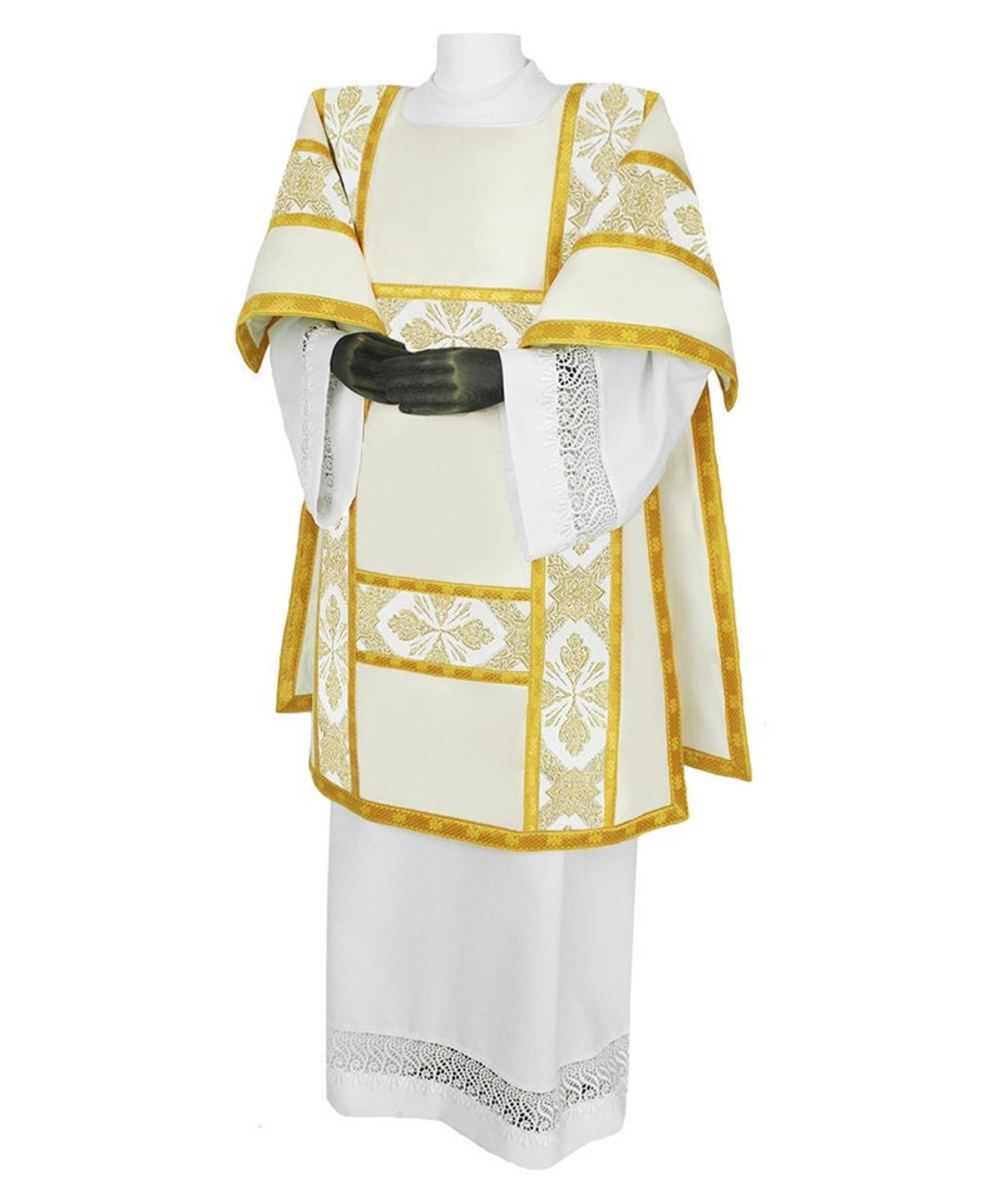 Cream Roman Dalmatic With Deacon Stole - Etsy