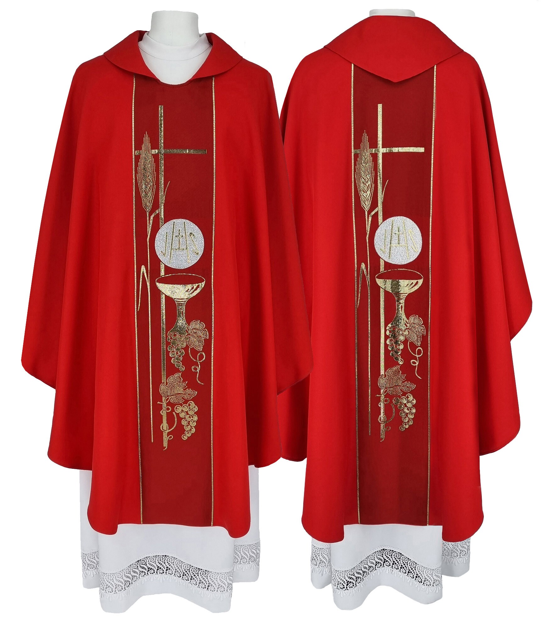 Gothic Chasuble Vestment With Stole Available in All Liturgical Colors ...