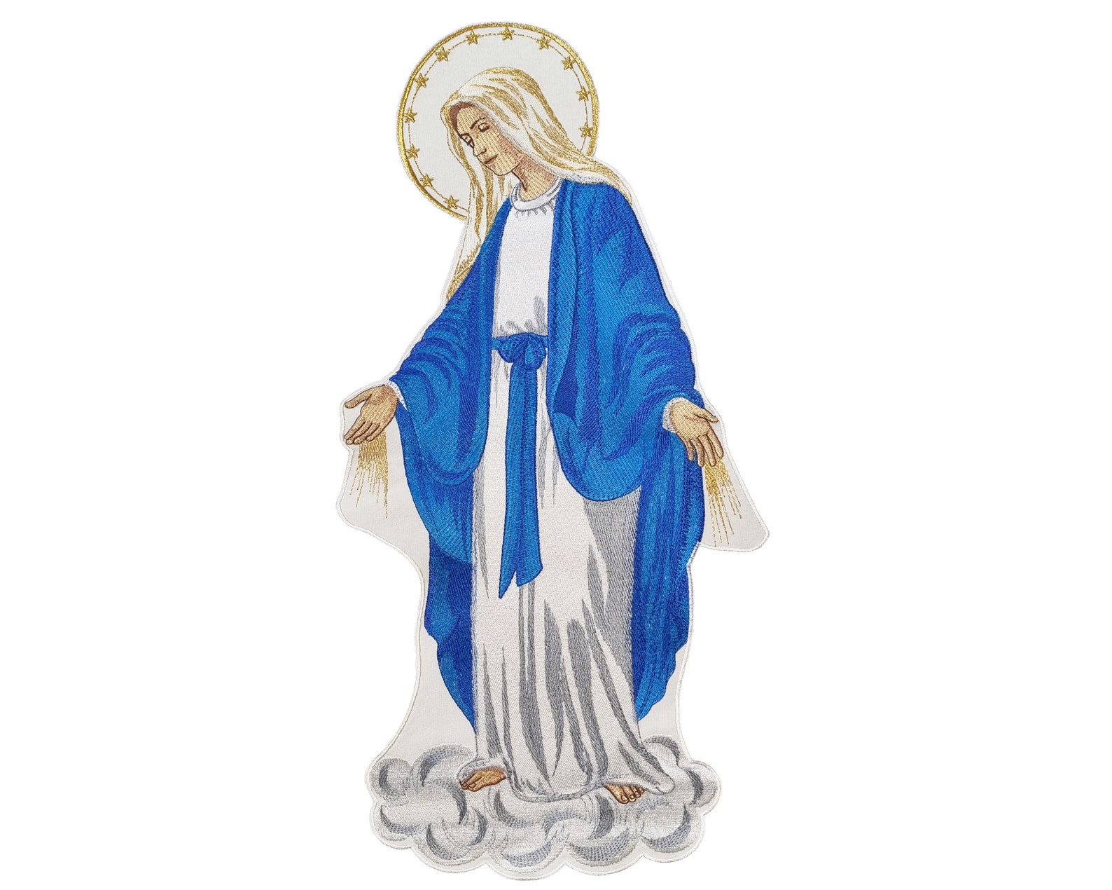 Emblem Embroidered Liturgical Applique Immaculate Conception - Etsy