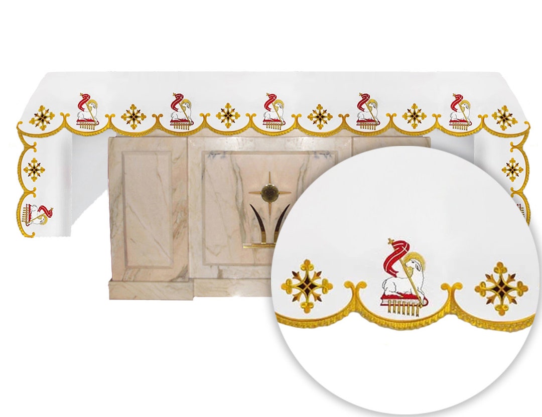 Church Altar Cloth for Easter, Lamb of God - Etsy