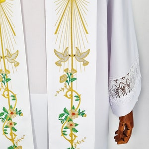 White Stole for Wedding Ceremony - Etsy