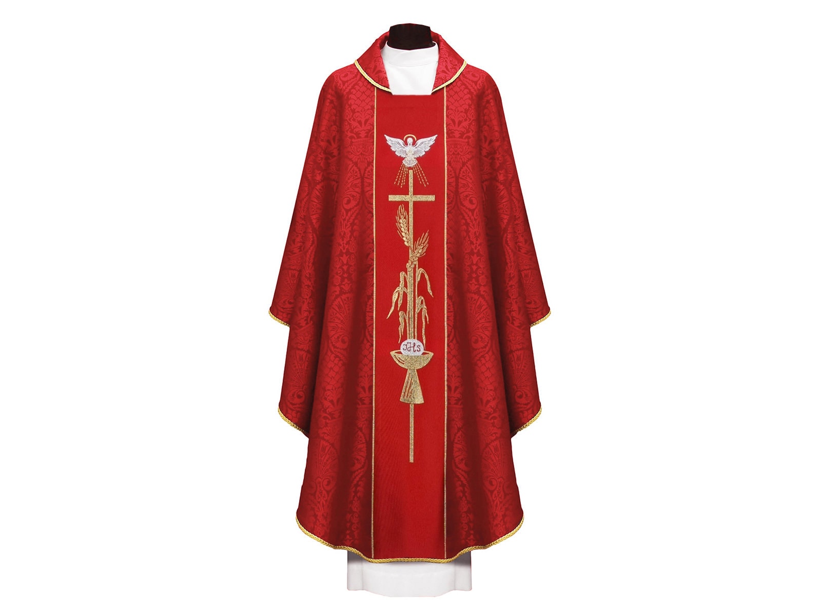 Red Gothic Chasuble Holy Spirit for Pentecost Sunday - Etsy