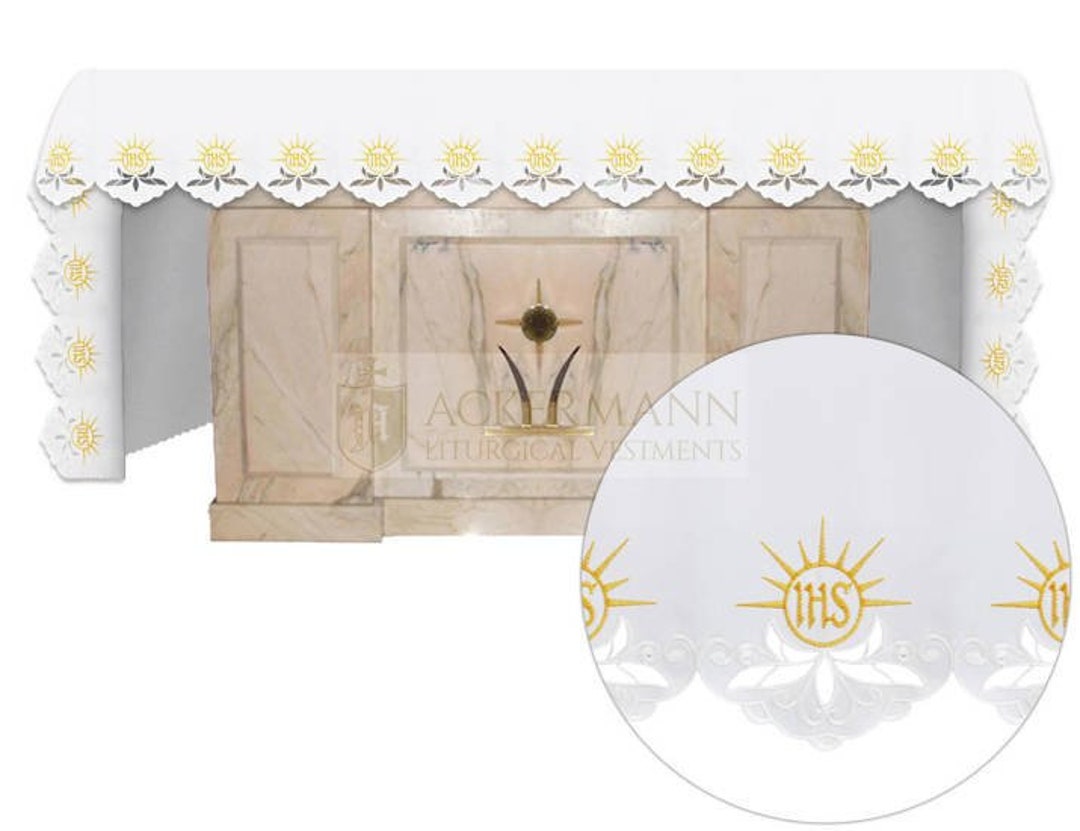 Church Altar Cloth IHS - Etsy