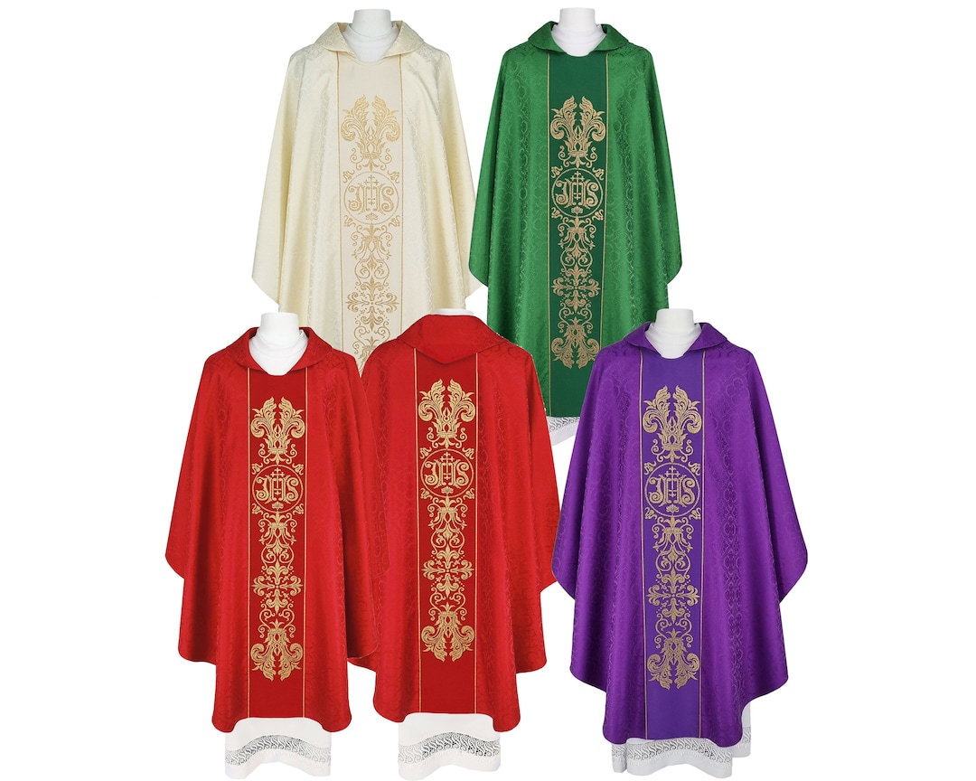 Set of 4 Gothic Chasubles With Stoles - Etsy