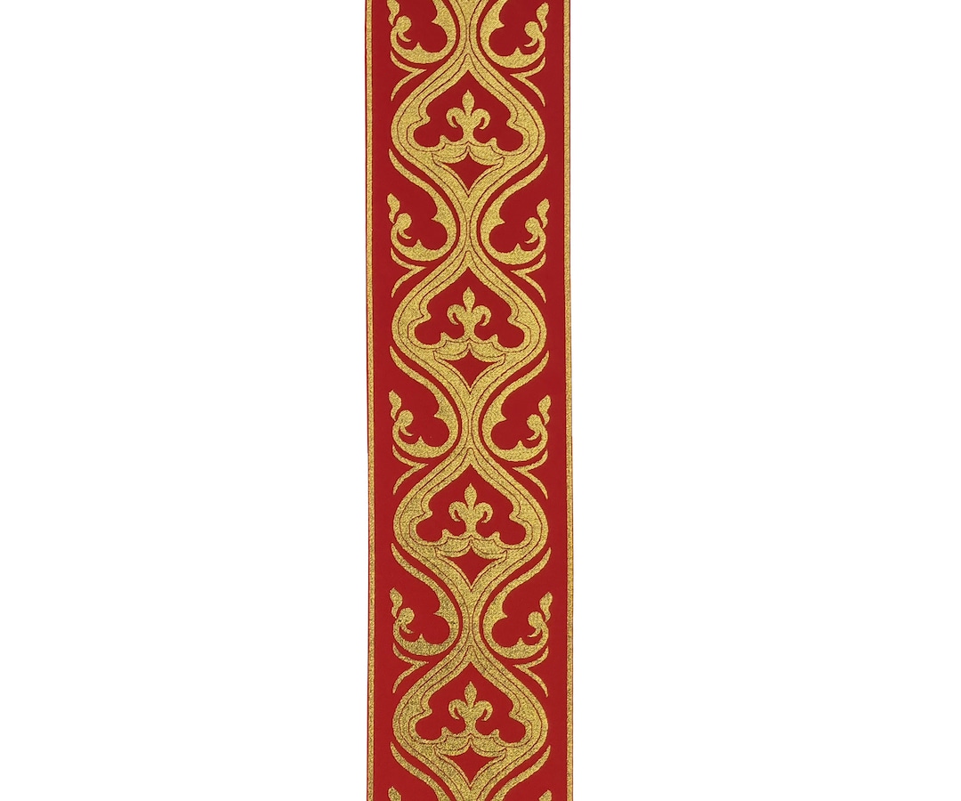 Orphrey for Liturgical Vestments 19cm Wide - 4 Colors - Etsy