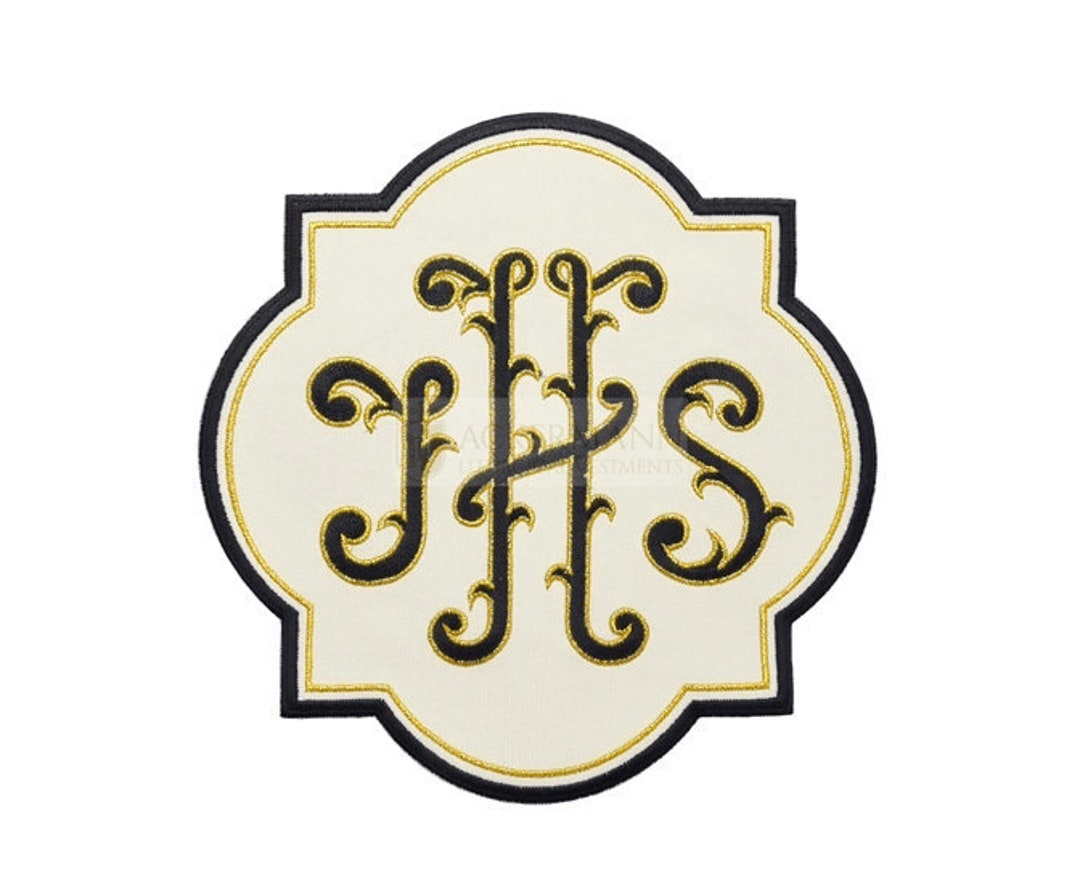 Embroidered Applique IHS - Etsy