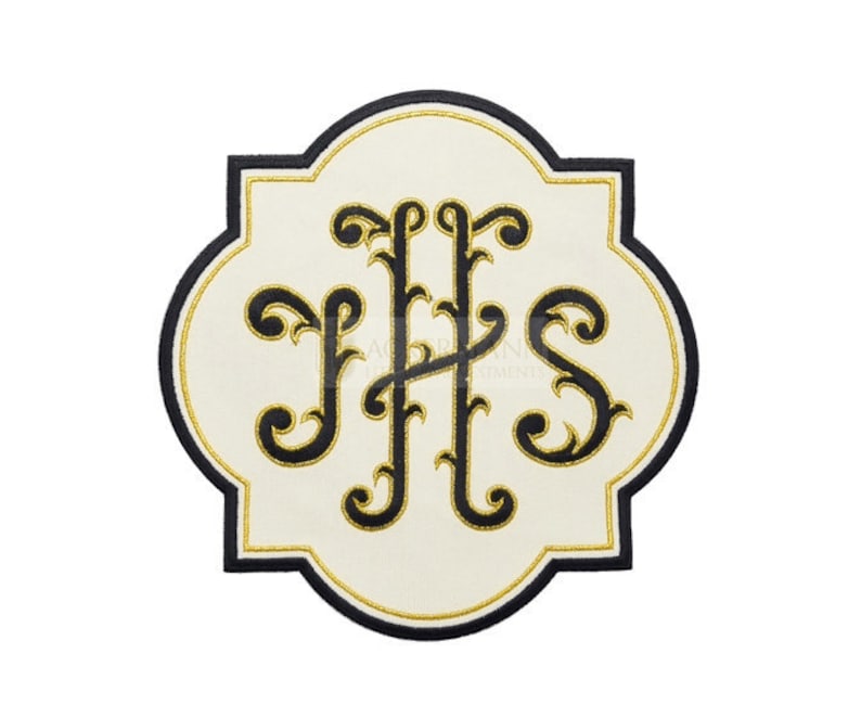 Embroidered Applique IHS - Etsy