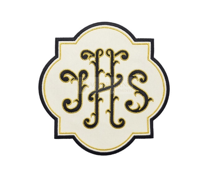 Embroidered Applique IHS - Etsy
