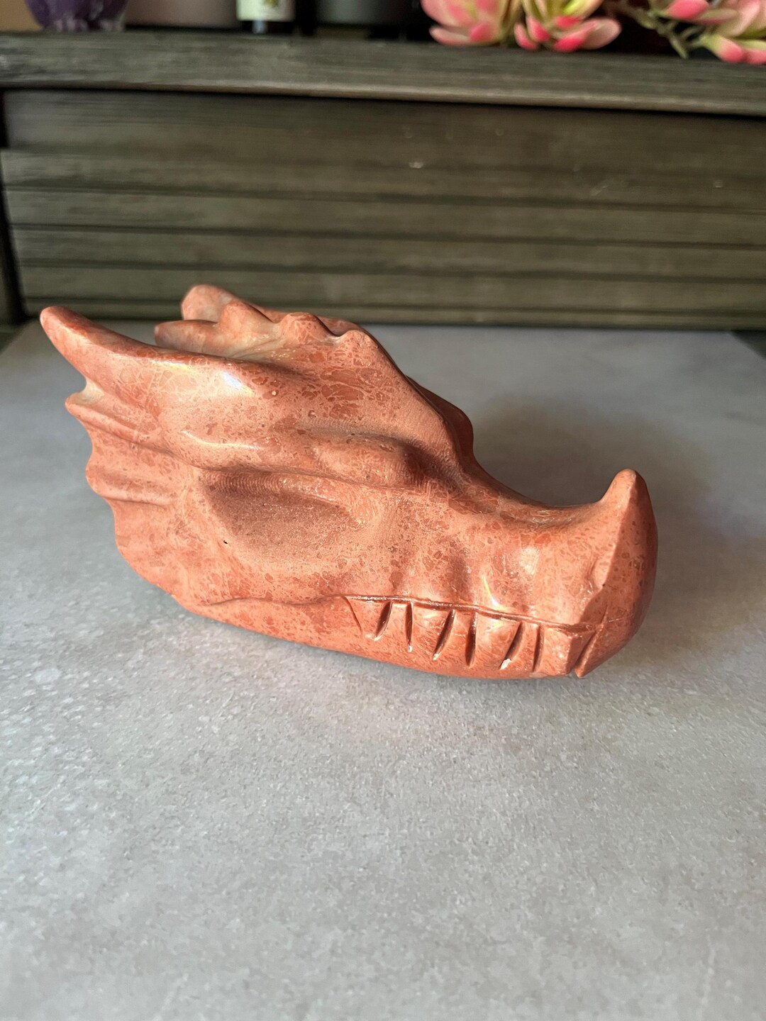 Jasper Dragon Head - Etsy