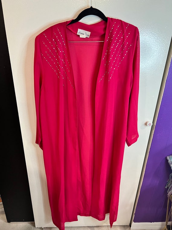 fuchsia cardigan set - Gem