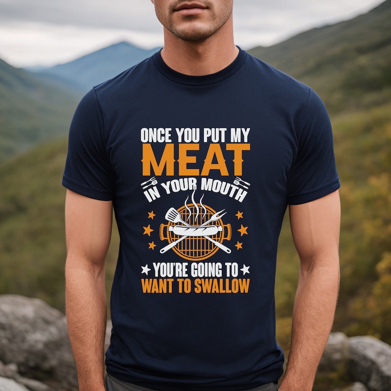 Meat Smoker Gift, BBQ Lover Shirt, Funny Chef Tshirt for Dad, Grilling ...